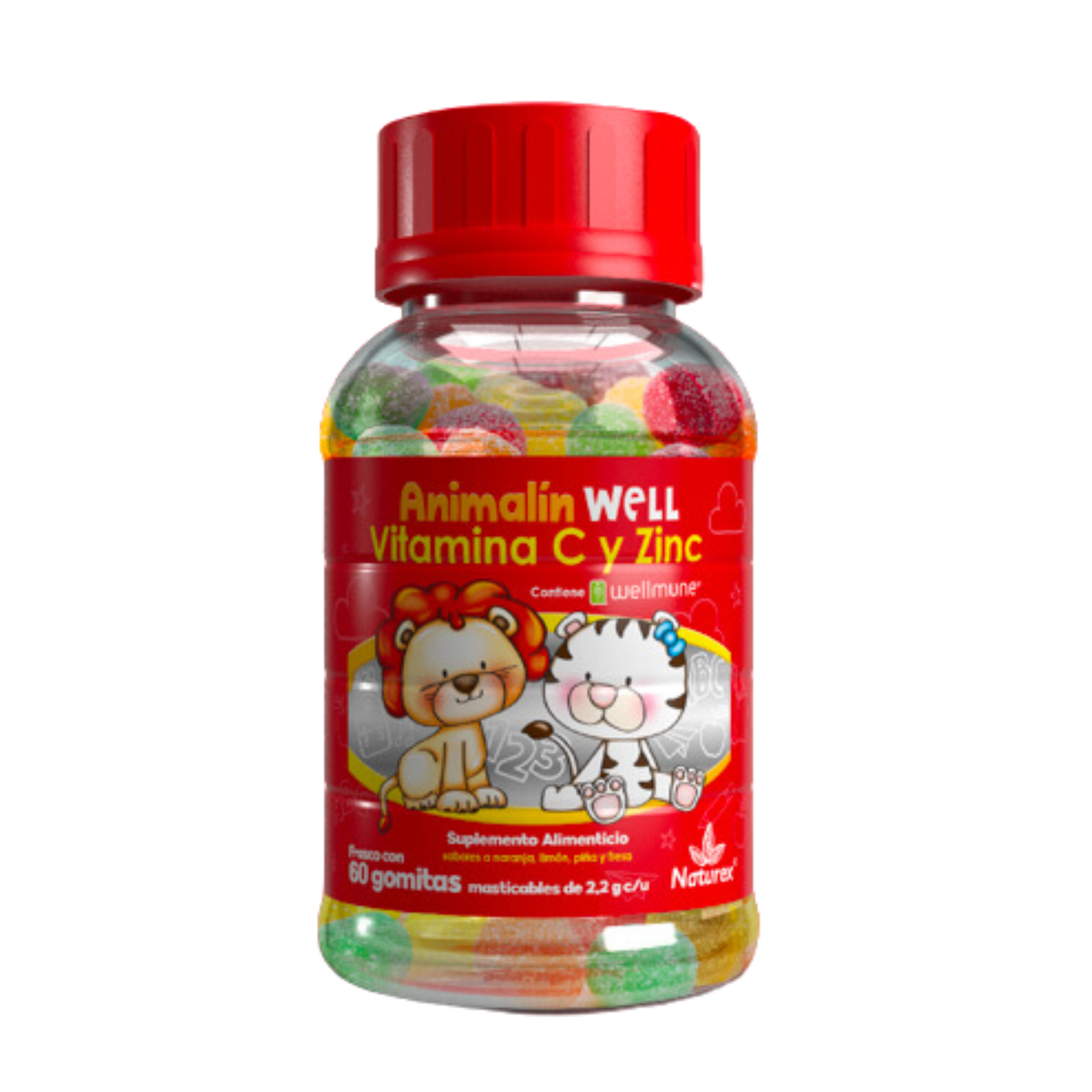 ANIMALÍN WELL Fco. c/30 GOMITAS MAST. Sabs. Surt. 2.5 G. – GonSar